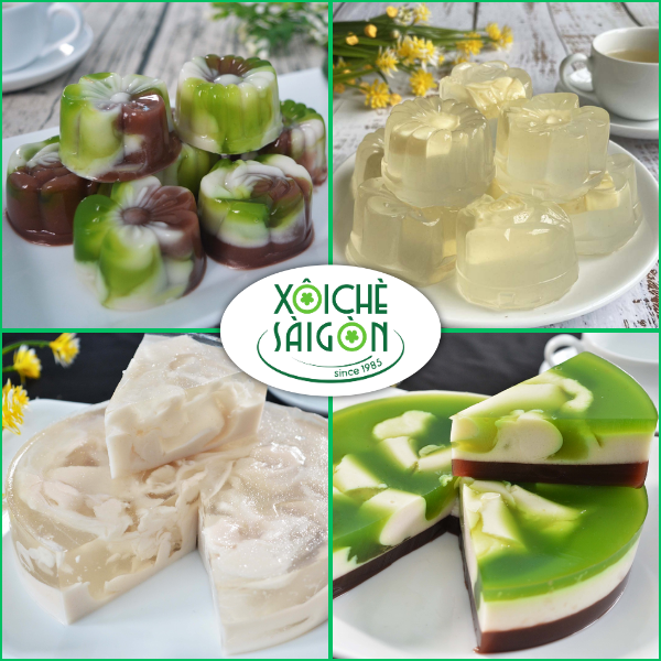 Rau câu - món tráng miệng tuyệt vời, phổ biến tại Xôi Chè Sài Gòn