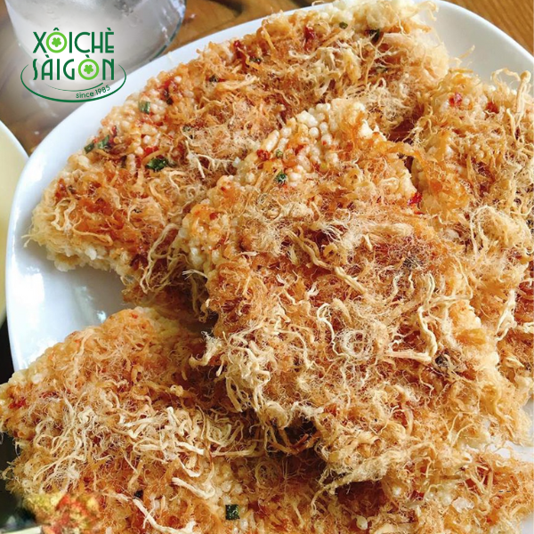 Đặt Cơm Cháy Chà Bông vị truyền thống tại Xôi Chè Sài Gòn